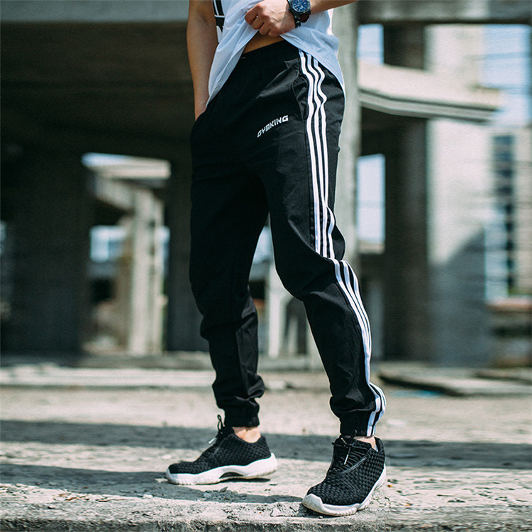 Badu.bg Свободен модел спортен панталон за мъже с връзки и джоб - Badu.bg