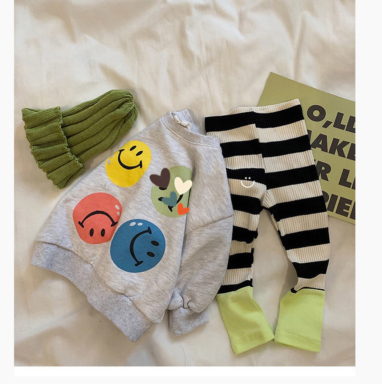 Badu Bg Бебешки ежедневен комплект от две части с щампа Badu Bg