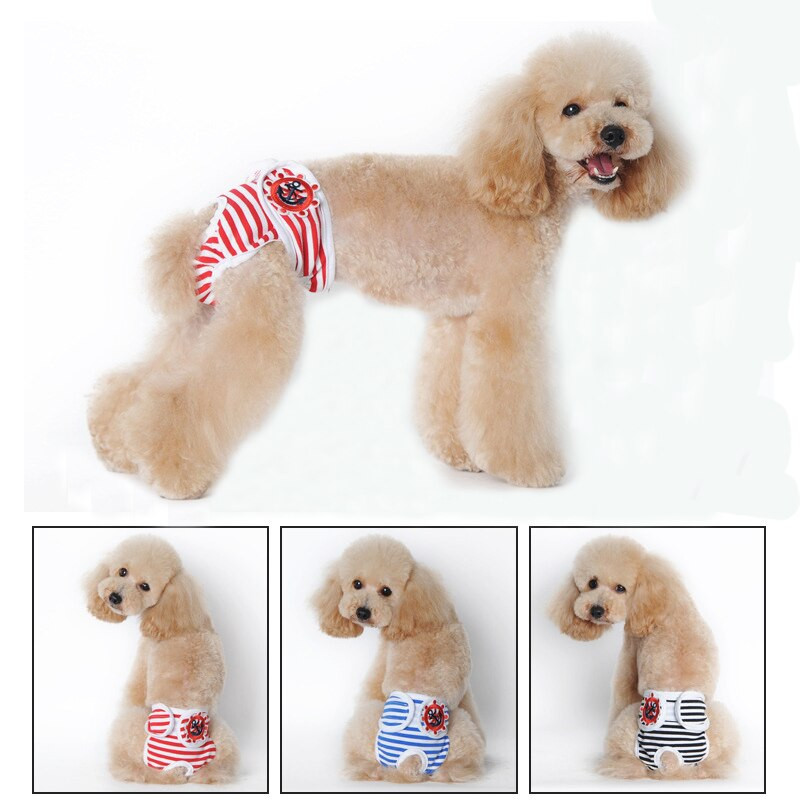 Badu.bg Перещи се пелени за кучета Stripe Heat Женски кучешки бикини за ...