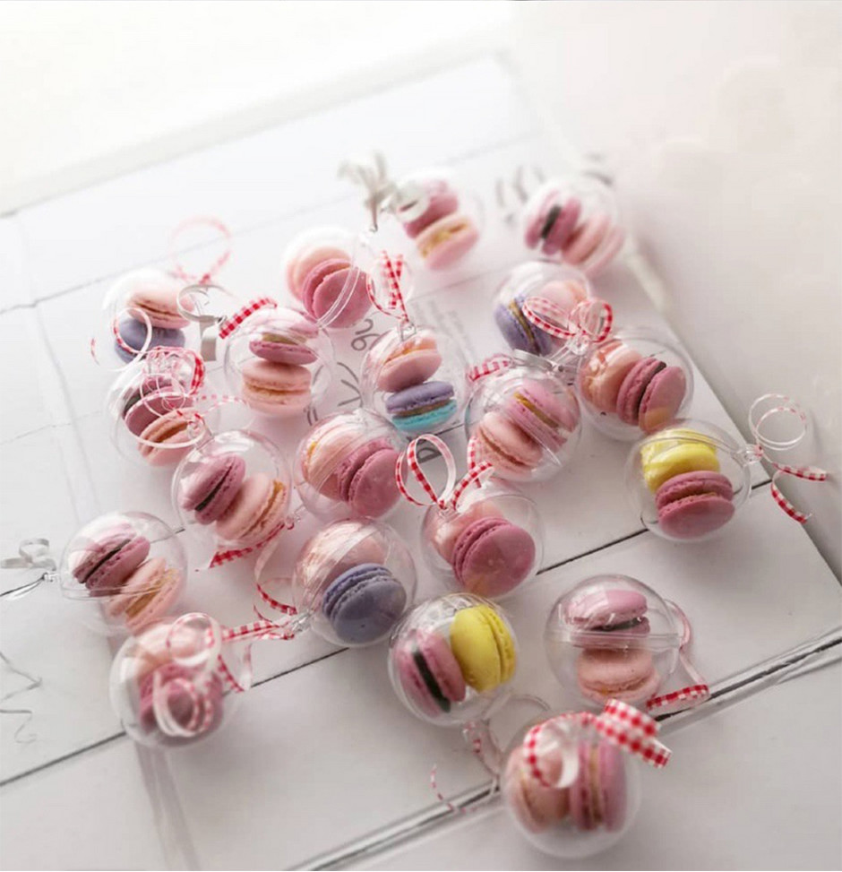 Badu.bg Коледни прозрачни топки Безделници Прозрачна пълнеща топка Коледно дърво Висящи ...