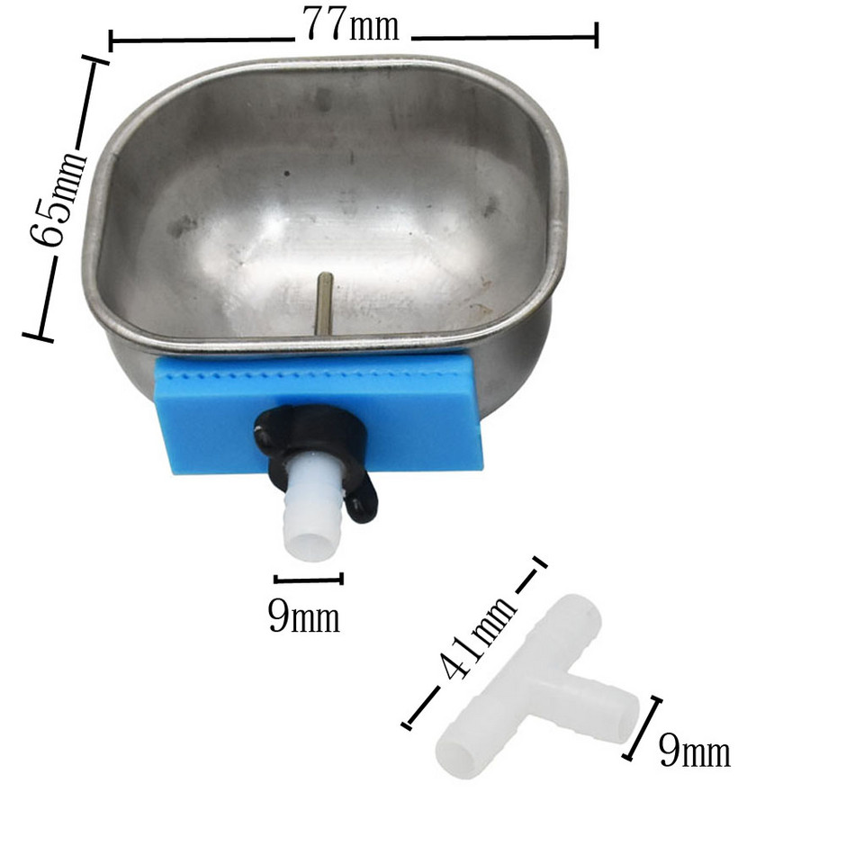 Badu.gr Ανοξείδωτο ατσάλι Rabbit Water Bowl Farm Rabbit Automatic ...