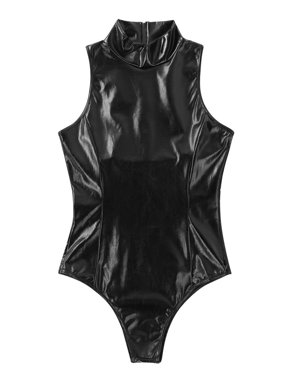 Badu.bg Дамско бельо Bodycon Bodysuit Shiny Metallic Back with ...