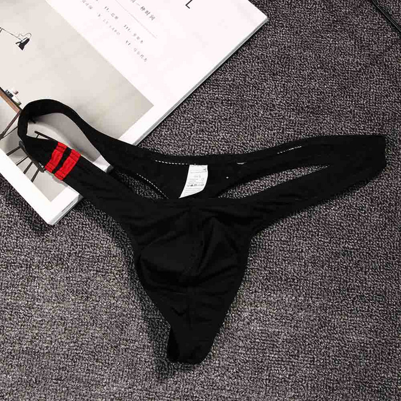 Badu Bg Ново мъжко бельо T Back G String Briefs Секси дишащи модни прашки Бельо Badu Bg