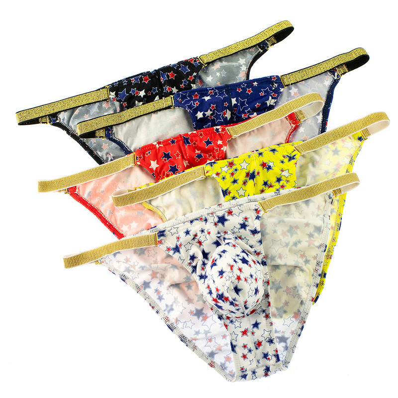 Ανδρικά στρινγκ με G-string T-back με αστέρια Ανδρικά σέξι σλιπ μπικίνι Εσώρουχα χωρίς ραφή ...