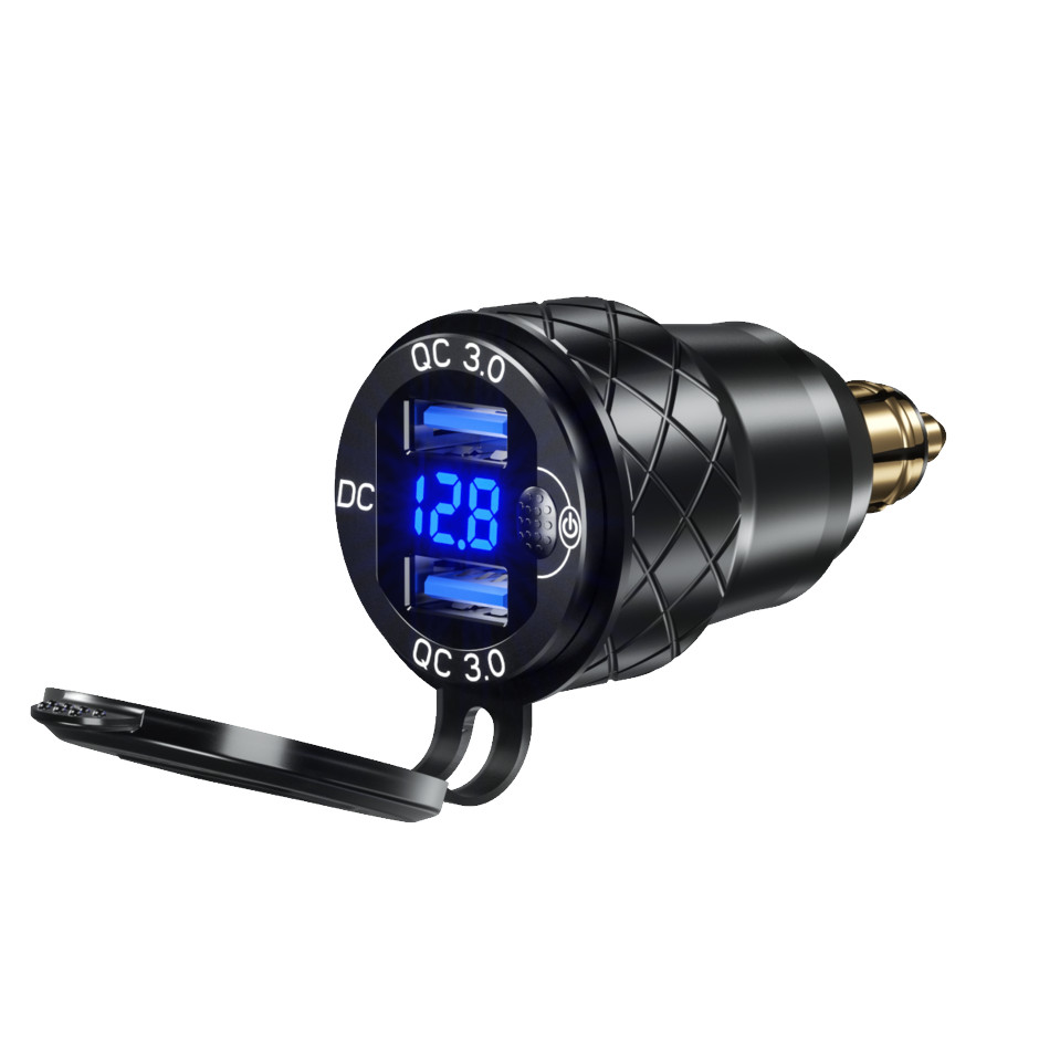 Badu.bg Dual QC3.0 Quick Charge DIN Socket USB Power Adapter for BMW ...