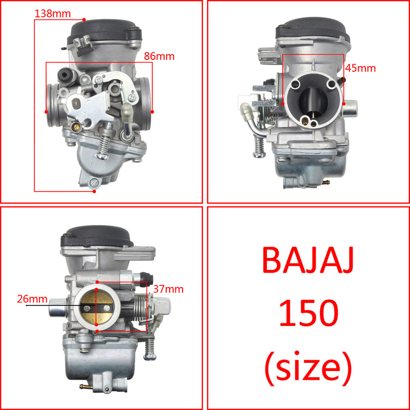 Badu.bg Мотоциклет Dirt Bike BAJAJ150 Carburetor CARB 150CC BAJAJ Pulsar 150 Мотоциклетни ...