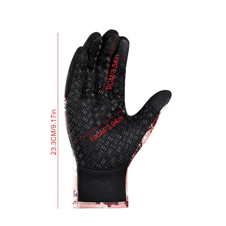 Зимни топли със сензорен екран ръкавици за бягане колоездене за мъже жени за B Forest Унисекс