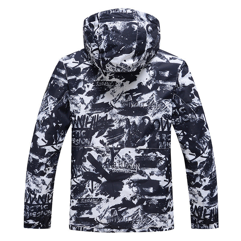 Badu Bg Зимни топли ски якета за мъже и жени Външни ветроустойчиви водоустойчиви якета за