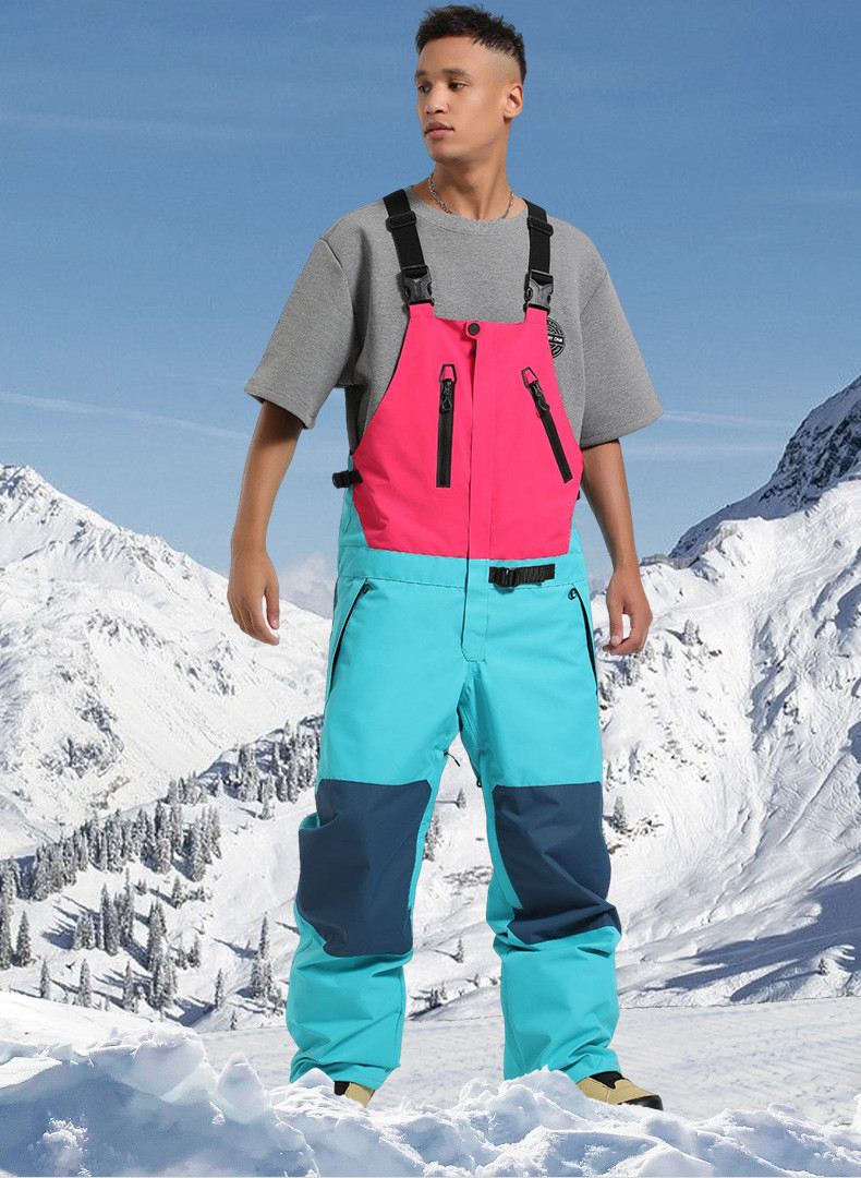 Badu.bg Ски гащеризони Мъжки ски панталони Дамски панталони за сноуборд Водоустойчив термичен ...