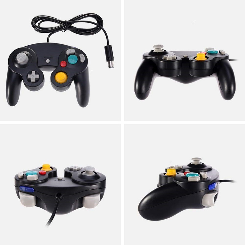 Badu.bg За контролер Gamecube USB кабелен ръчен джойстик Съвместим ...