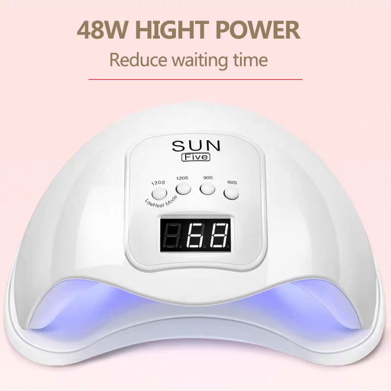 Badu.bg 48W 36W Машина за сушене на нокти Преносима UV маникюрна LED лампа за нокти USB кабел за ...