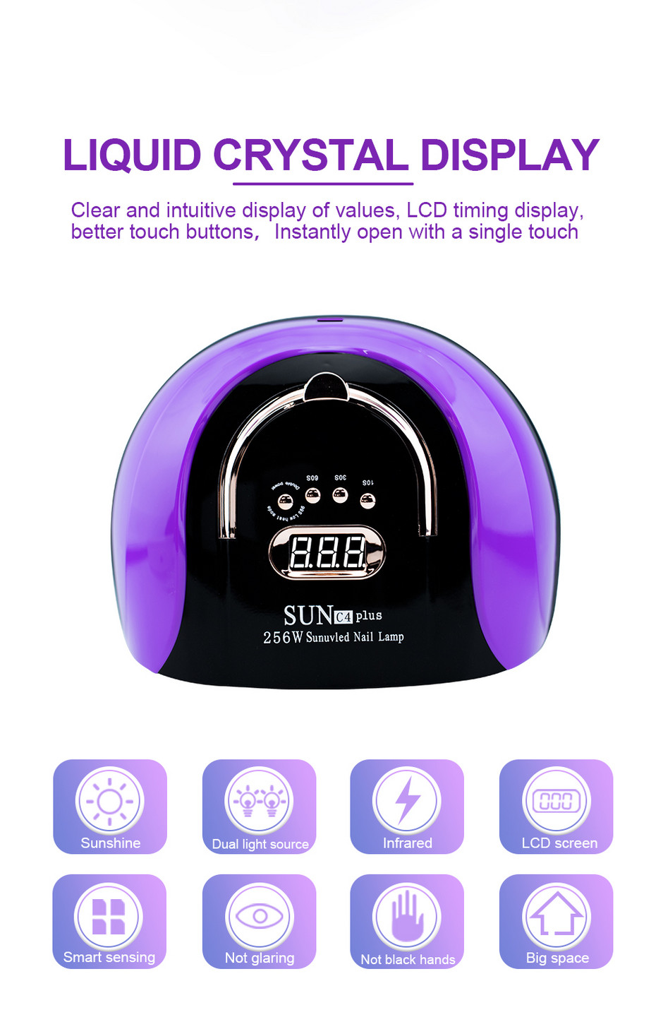 Badu.bg Мощна UV LED лампа за сушене на нокти Lampara за сушилня за нокти за гел лак ...