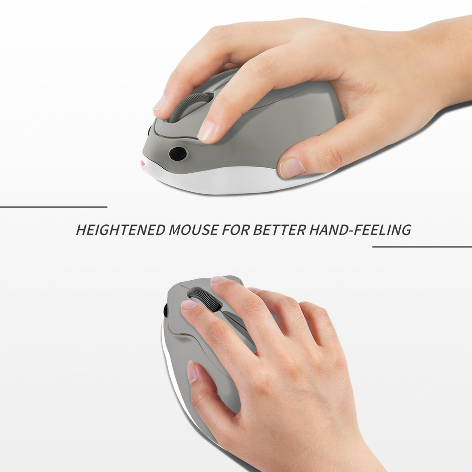 Badu.bg Сладка анимационна безжична мишка Ергономична оптична USB мишка ...