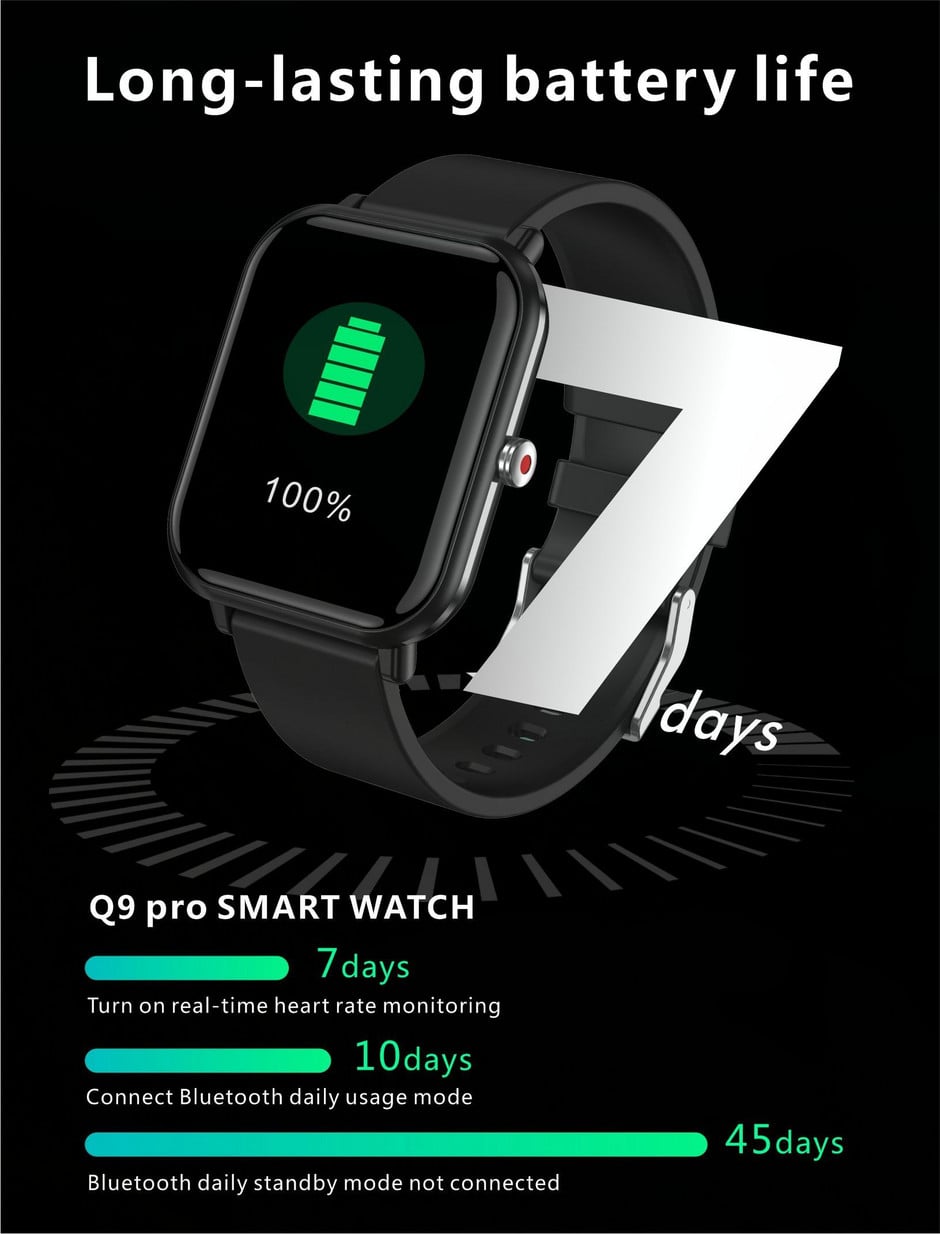 Badu.bg За Android Mi Samsung Smart Watch Women Men Q9 Pro Fitness ...