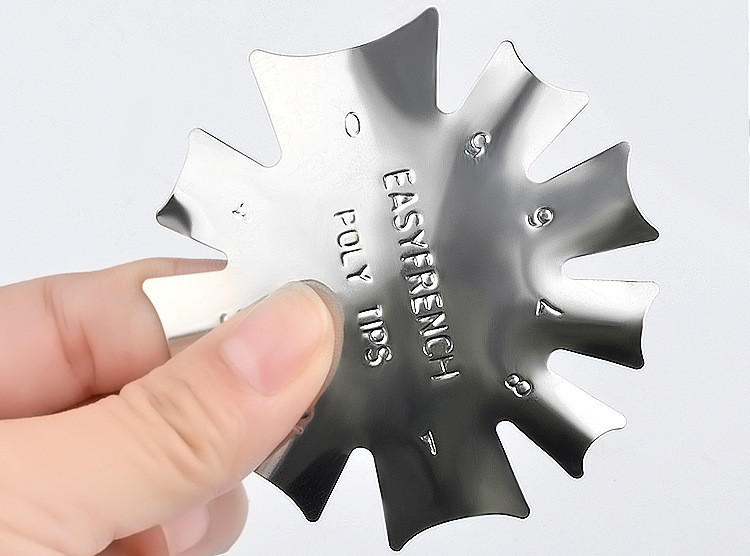 Badu.bg Easy French Line Edge Cutter Stencil Trimmer French Tips Design ...