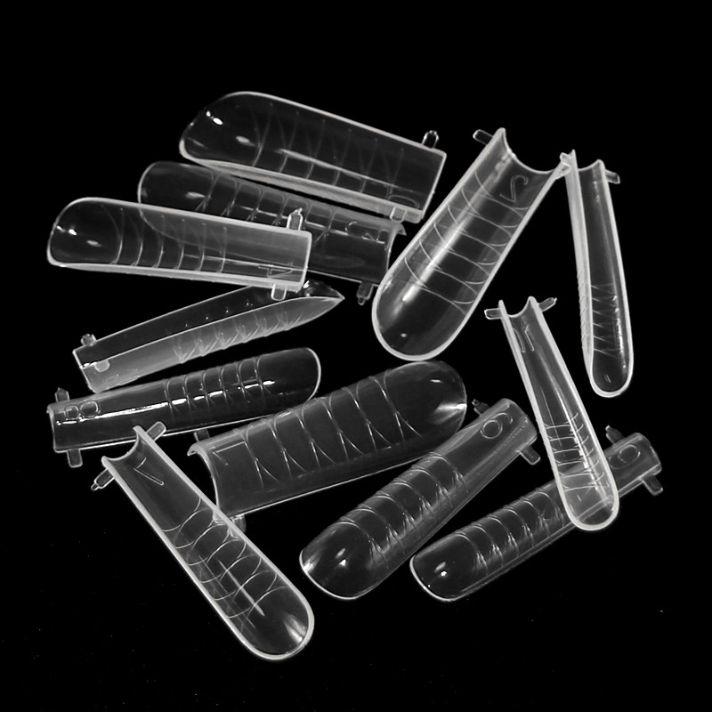 Badu Bg Fili 120pcs Пластмасови форми за нокти Накрайници за форма за