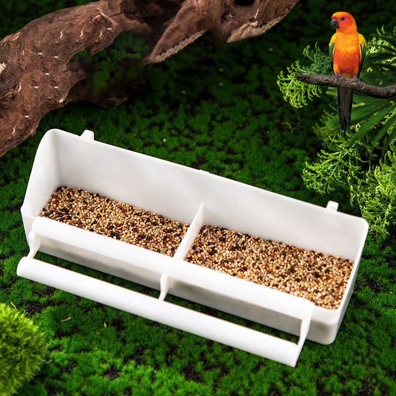 Badu Bg Папагал Птици Висяща купа за вода Кутия за хранилка за папагал Клетка за домашни любимци