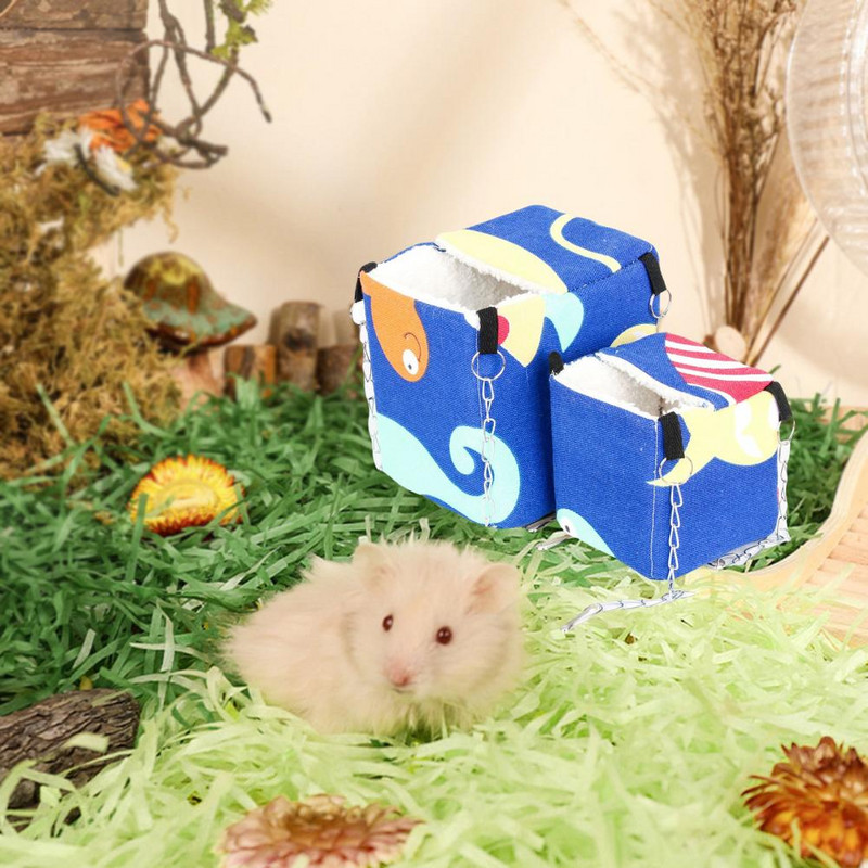 Badu.bg Hamster Nest Hung Soft Big Space Hamster Hamack Триизмерно платно за почивка Подводен ...