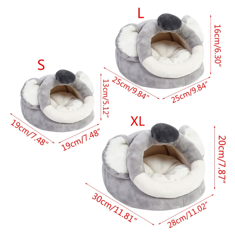 Badu Bg Сладка къща за хамстер Клетка Домашно куче за КОТКА Зимно топло легло за спане Малко