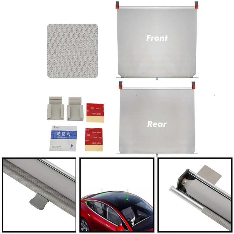 Badu.bg За Tesla Model 3/Y 2017-2022 Шибедах Сенник Завеса Прибиращ се ...