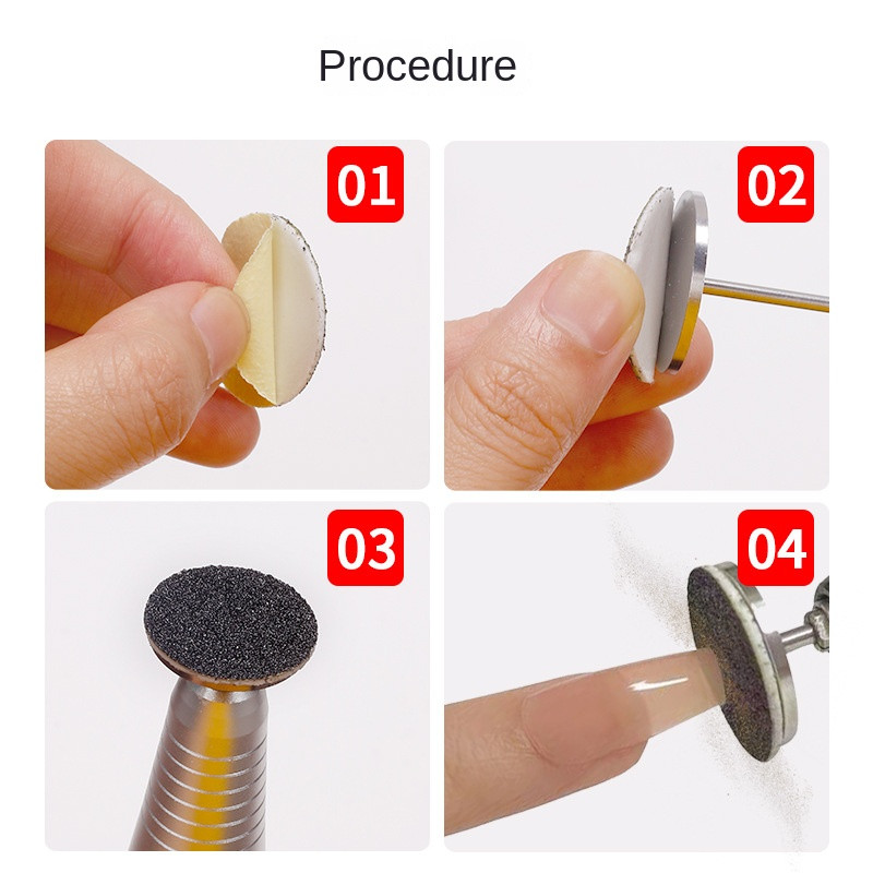 Badu Bg 60pcs Box Професионална шкурка за мъртва кожа на краката Рашпил за крака Педикюр 80 120