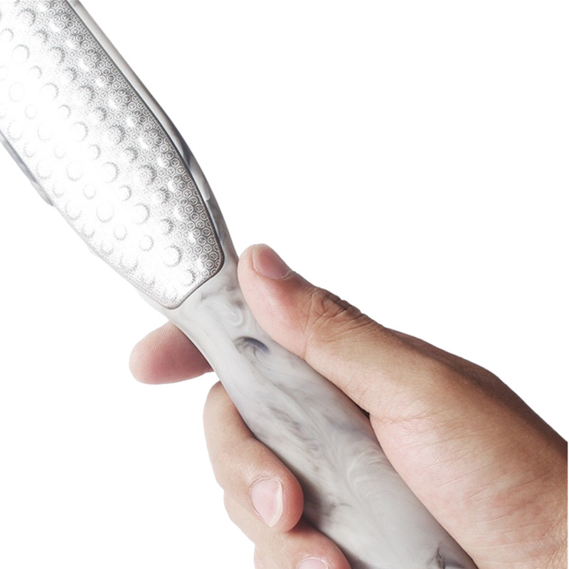 Badu Bg Пила за драскане за крака Неръждаема стомана Двустранен педикюр Грижа за краката Скрубер