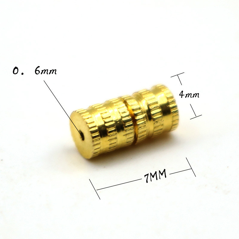 Badu Bg 50 100 бр лот Закопчалки за бижута Цилиндър Винтови крепежни