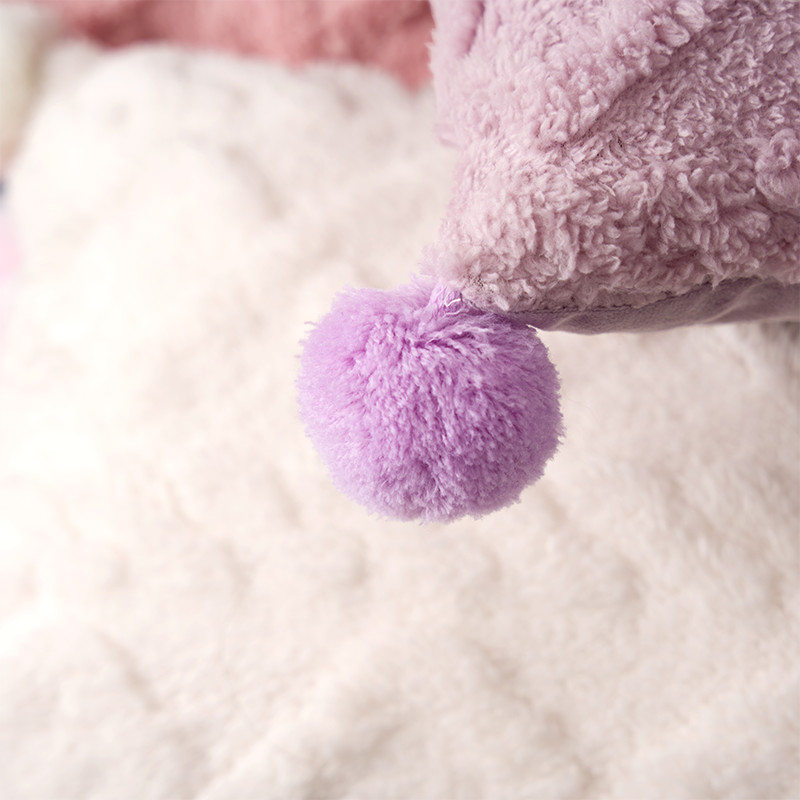 Badu Bg Скандинавска декоративна домашна калъфка за възглавница с топка от помпони Пухкава мека