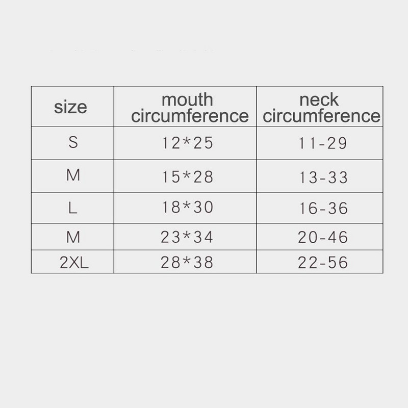 Badu Bg Кучешка капачка за устата Регулируеми дишащи против хапане против лай намордници за