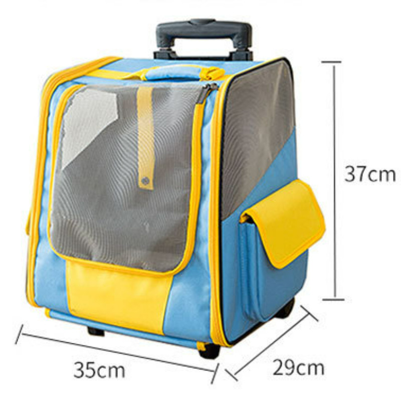 Badu Bg Раница за количка за домашни кучета Преносима външна чанта за носене на котки Куфар с