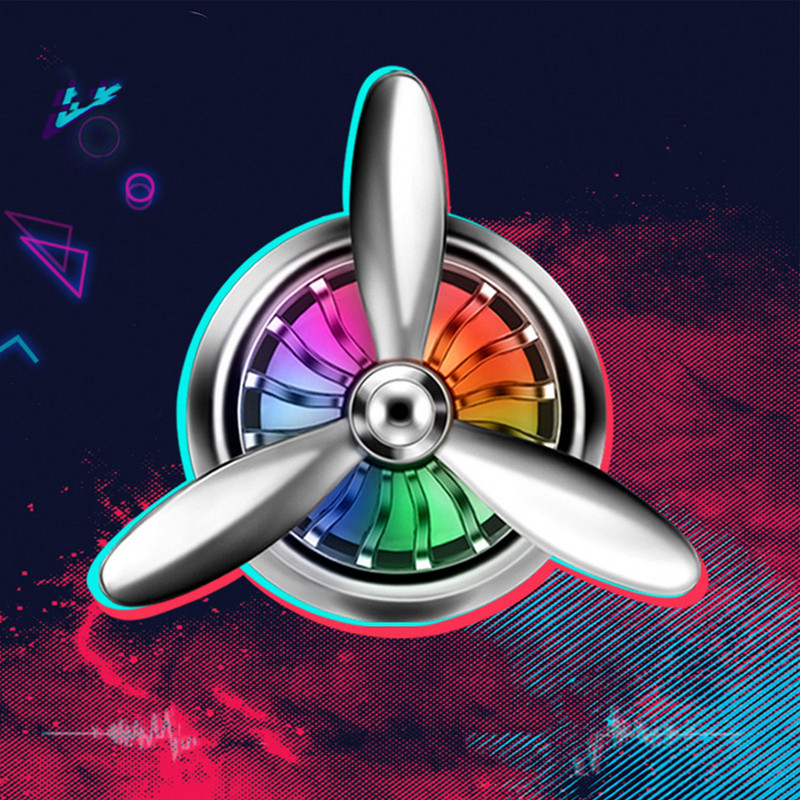 Badu Bg Дифузор за аромати на автомобили Пропелер Скоба за отдушник Етерично масло Дифузер за