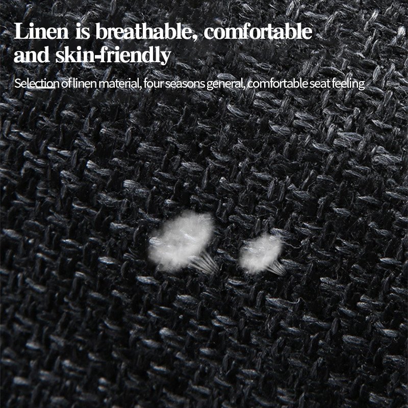 Badu Bg Калъф за столче за кола за Tesla Model 3 Model Y Four Seasons Предна задна ленена