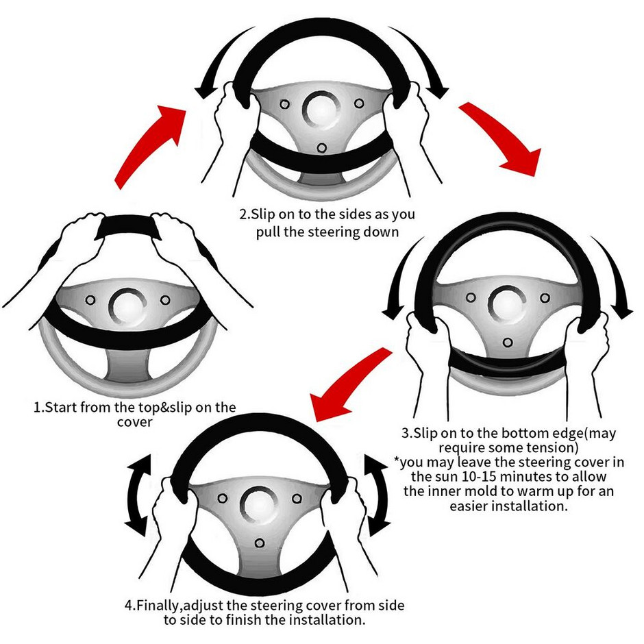 Сладко жълто пате Калъф за волан на автомобил 38 см мек моден автомобилен стайлинг Аксесоари за ...
