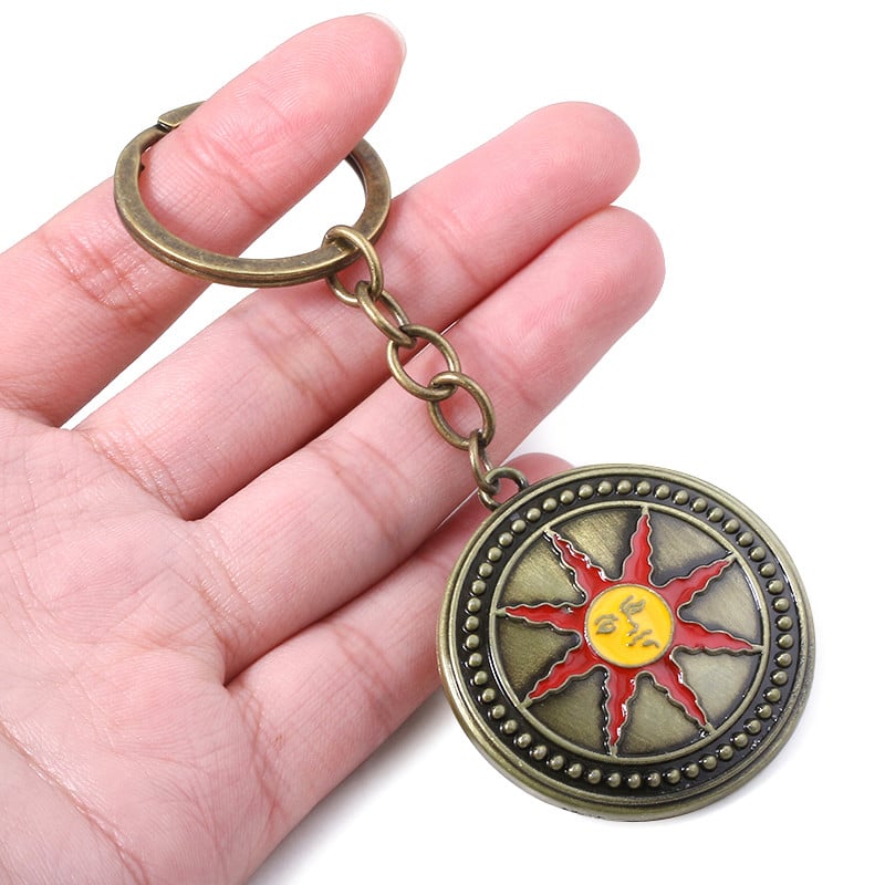Badu.bg Game Dark Souls Keychain Sun Knight Shield Ornstein Artorias Sword Smough Hammer ...