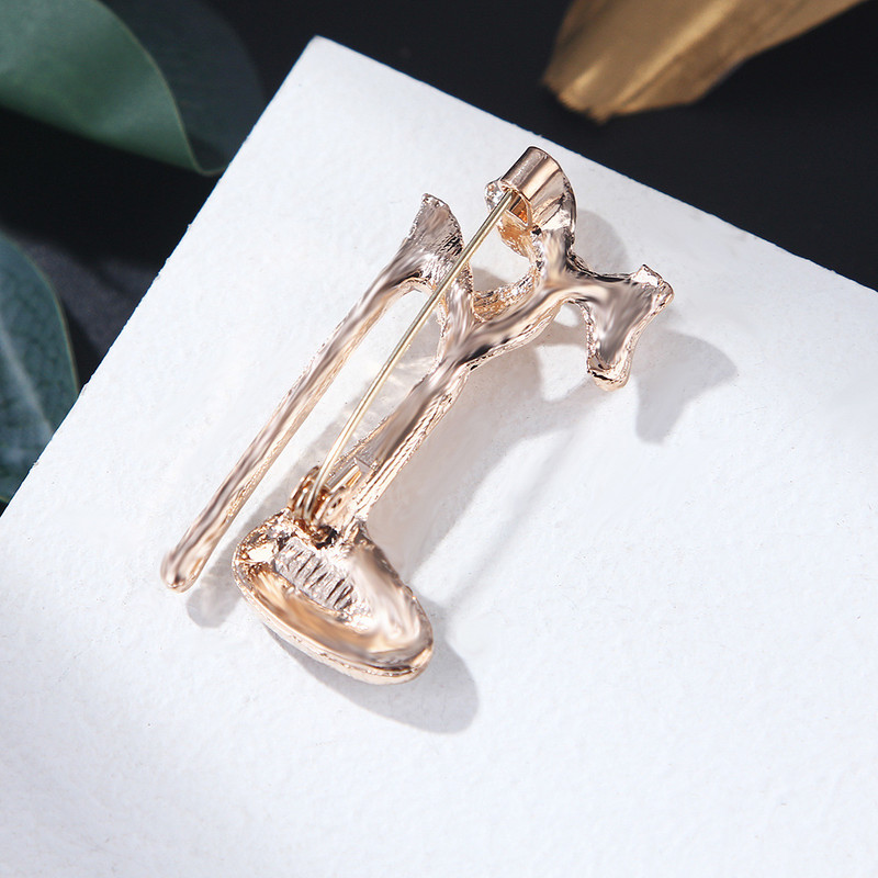 Кристални високи токчета Брошка Дамско парти облекло Аксесоари за обувки с панделка Игла Шал