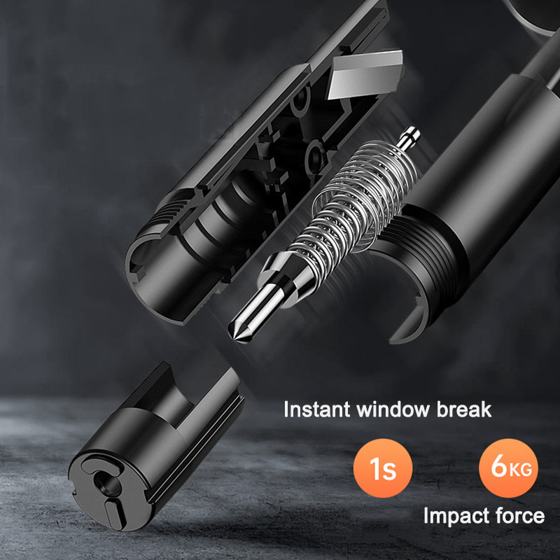 Badu Bg Авариен комплект за кола Мини автомобилен предпазен чук Чук за разбиване на стъкла и