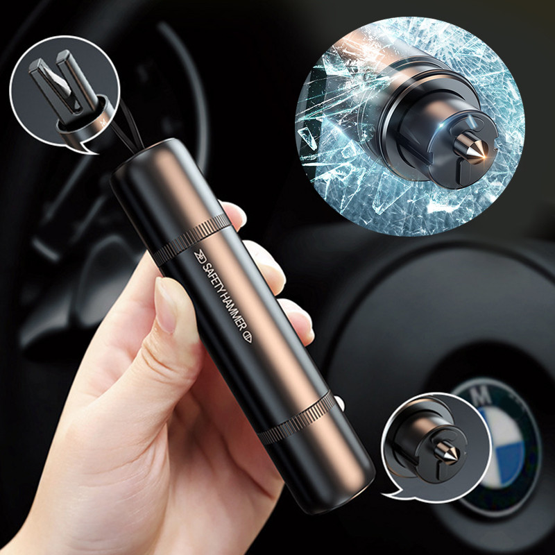 Badu Bg Авариен комплект за кола Мини автомобилен предпазен чук Чук за разбиване на стъкла и