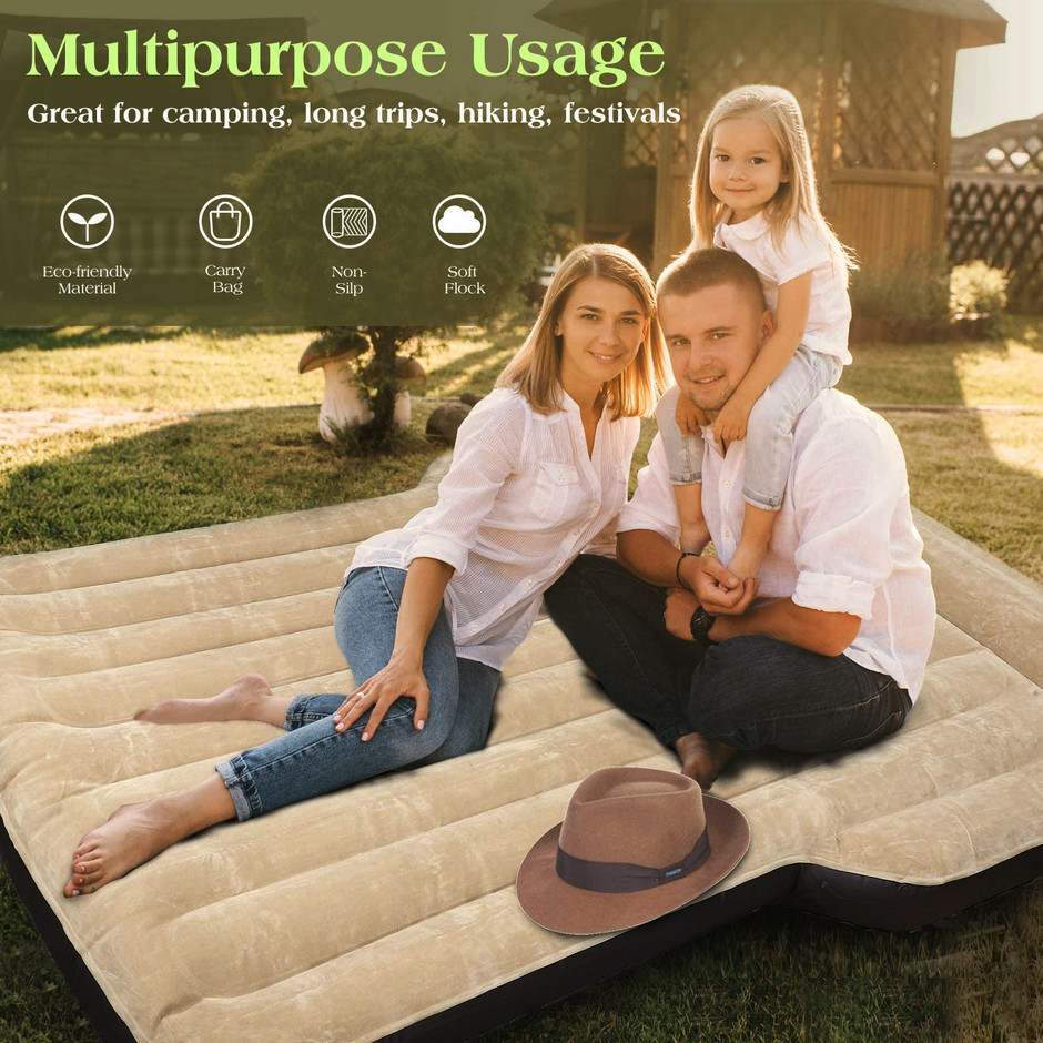 Badu.gr 2022 Φουσκωτό στρώμα αέρα αυτοκινήτου για Tesla Model Y Φορητό ...