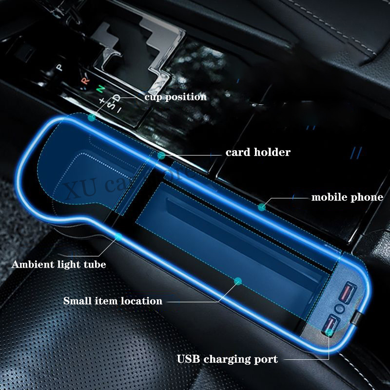 Badu Bg Кутия за съхранение на столче за кола за Audi A1 A3 A4 A5 A6 A7