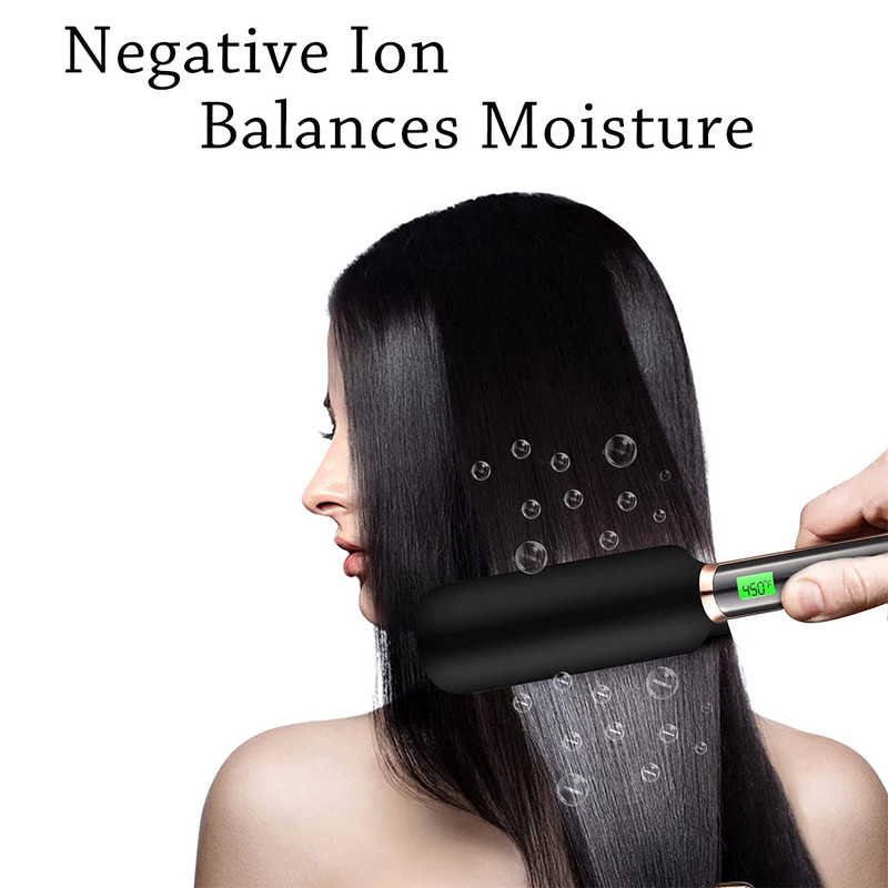 Badu Bg Инфрачервена преса за коса 450°f Керамично покритие 2 инча Плоска ютия Професионални