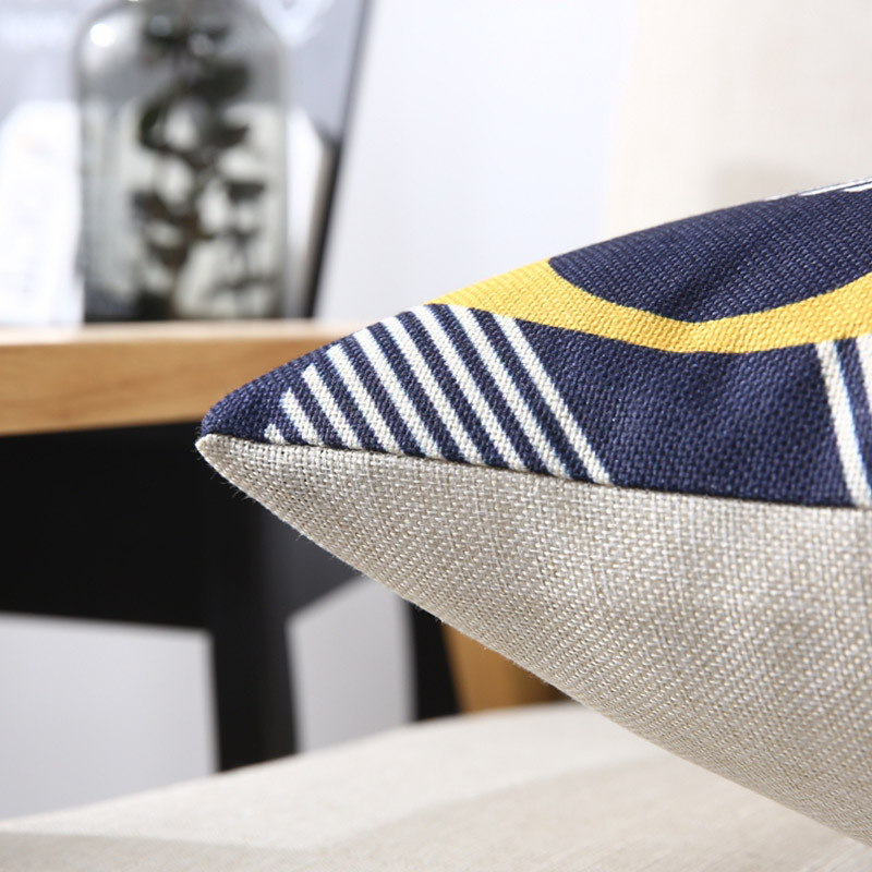 Badu Bg Черна котка Калъфка за възглавница Памучно бельо Квадратна калъфка за котка Декоративна