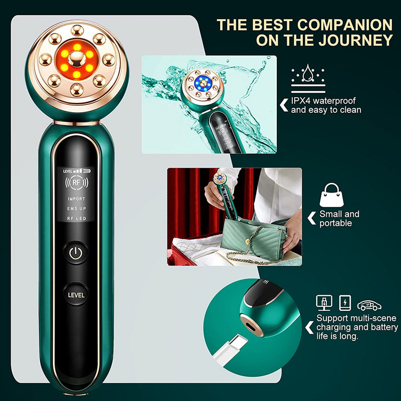 Badu.bg RF радиочестотна машина за стягане на кожата на лицето и очите 1MHZ Лифтинг на лицето ...