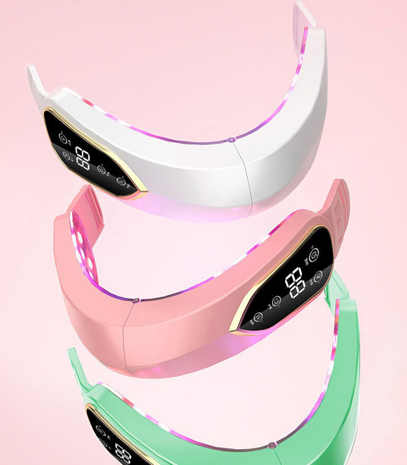 Badu Bg Led устройство за повдигане на лицето Фотонна терапия Вибрационен масажор за отслабване