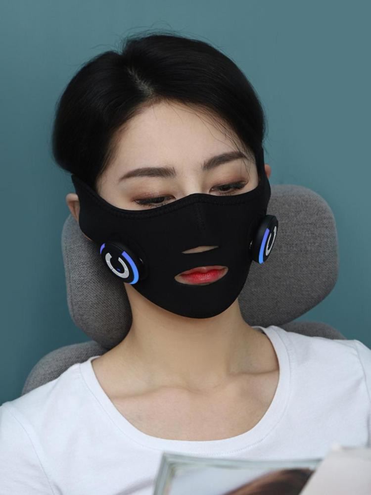 Масажна превръзка за лице Маска за жени V образна тънка машина за лице Abs масажор Лицева буза