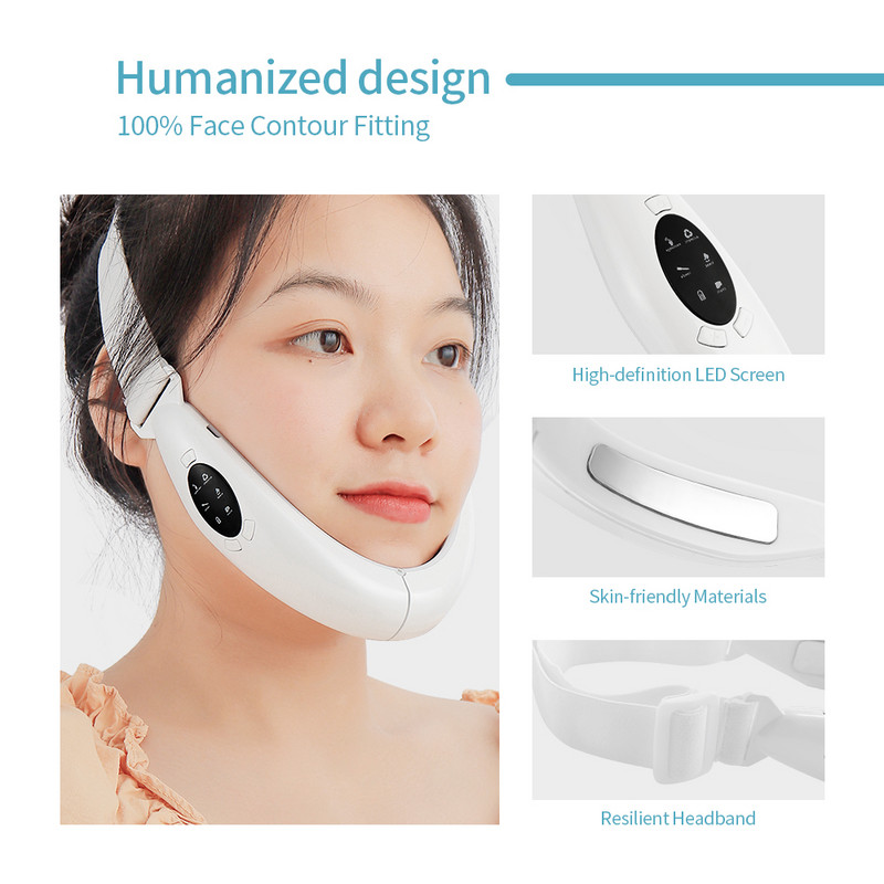 Badu.bg EMS Стимулатор V-образен Face Lifting Slimmer LED Photon ...