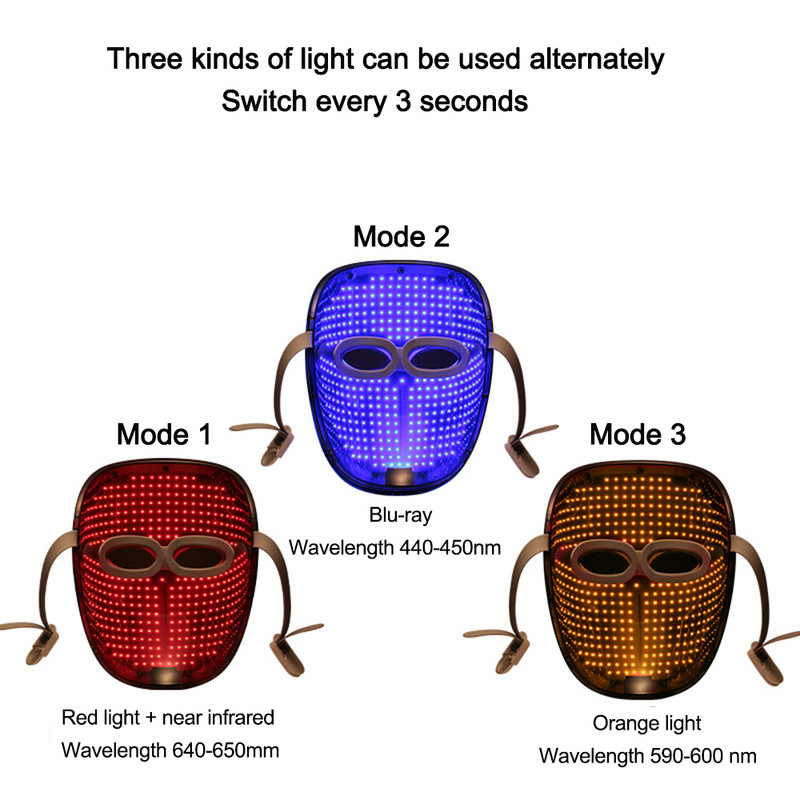 Badu.bg Wakeforyou Face Instrument Facial Mask Photon Therapy 1200pcs ...