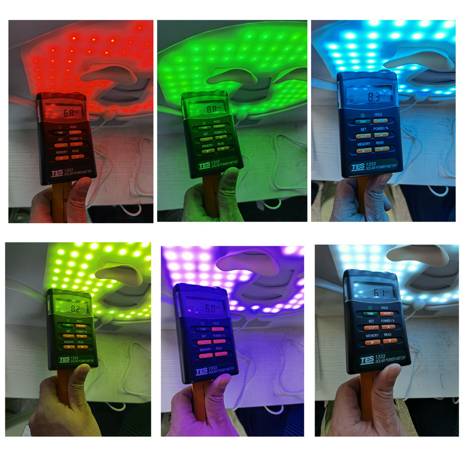 Badu.bg Нови силиконови 7 цвята LED маски за лице Photon Neck Red Light Therapy Маска за цяло ...