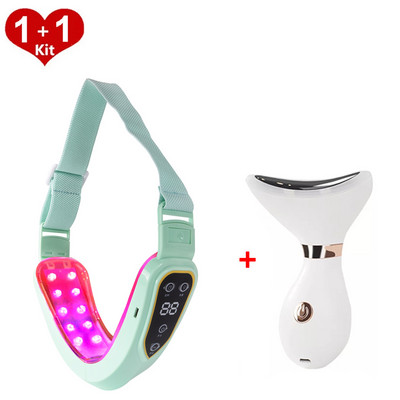 Badu.bg V-образен масажор за оформяне на лице Машина за повдигане на лицето с електрическа ...