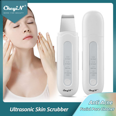 Badu.bg CkeyiN EMS Microcurrent Sonic Skin Scrubber Ultrasonic Comedone ...