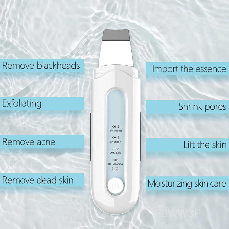 Badu.gr Ultrasonic Skin Scrubber Face Skin Spatula Remover Cleaner ...